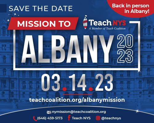 Teach Coalition - We are back in Albany in person for 2023 Teach NYS ...